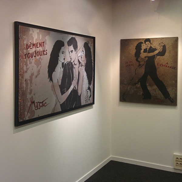 Vernissage de l'exposition de Miss.Tic - Critères éditions